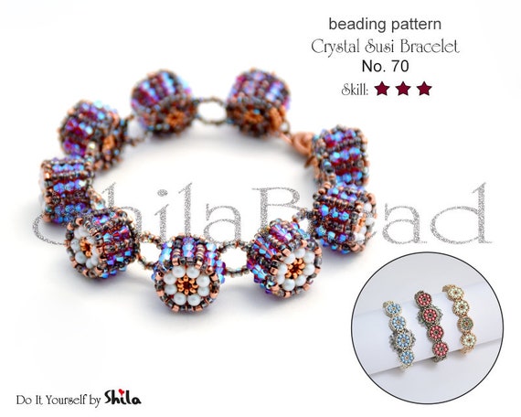 Beading Pattern Tutorial Step by Step INSTANT Download PDF | Etsy