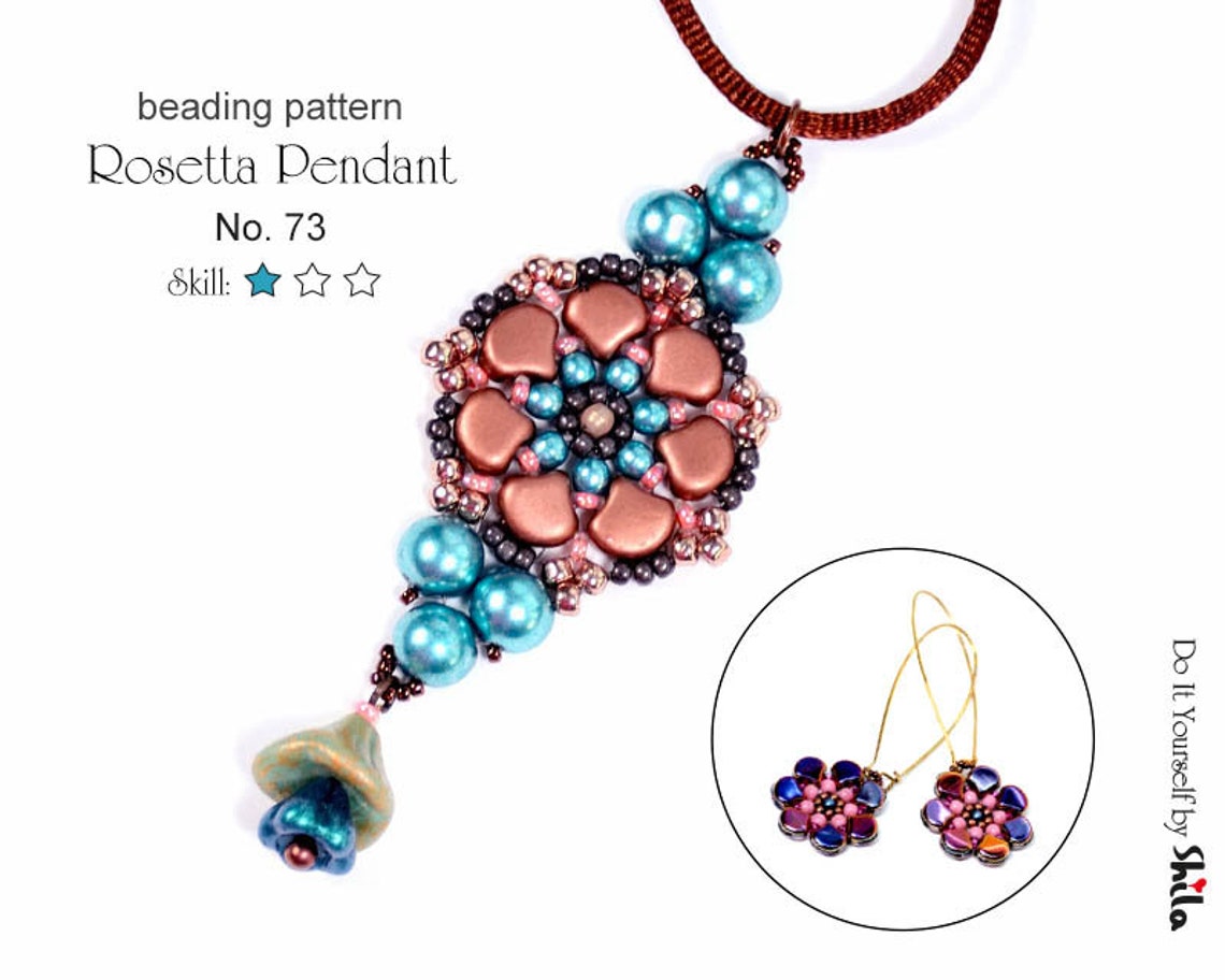 Beading Pattern Tutorial Step by Step INSTANT Download PDF - Etsy UK