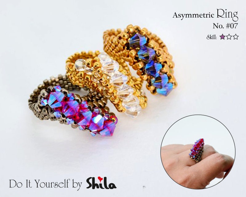 Beading Pattern Tutorial Step by step INSTANT download PDF | Etsy