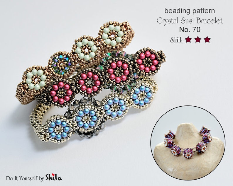 Beading Pattern Tutorial Step by Step INSTANT Download PDF | Etsy