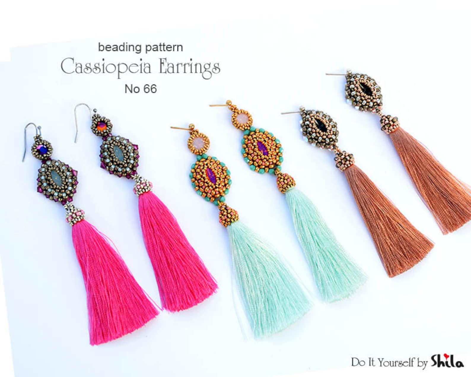 Beading Pattern Tutorial Step by Step INSTANT Download PDF | Etsy