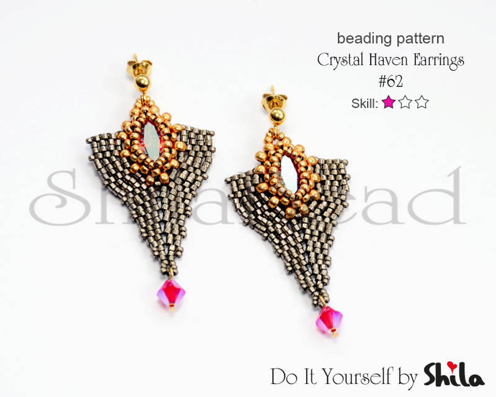 Beading Pattern Tutorial Step by Step INSTANT Download PDF - Etsy UK