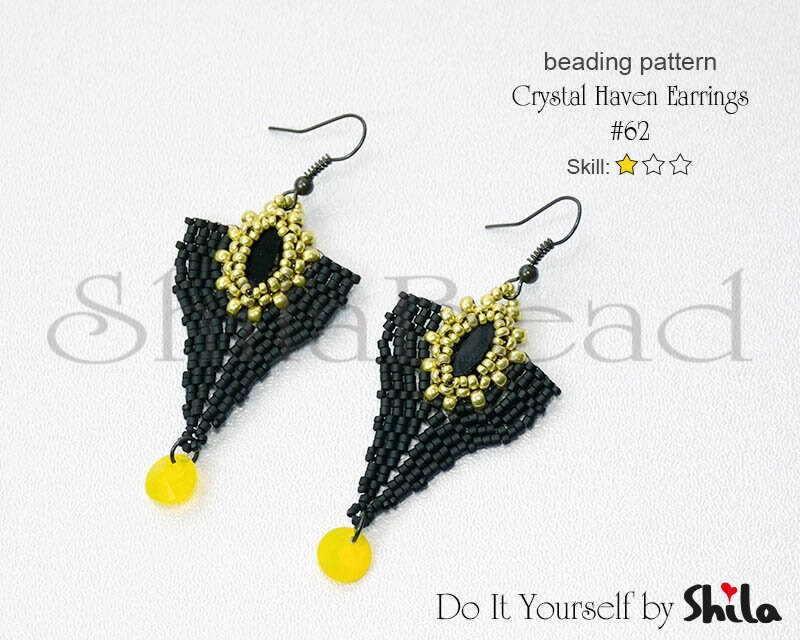 Beading Pattern Tutorial Step by step INSTANT download PDF | Etsy