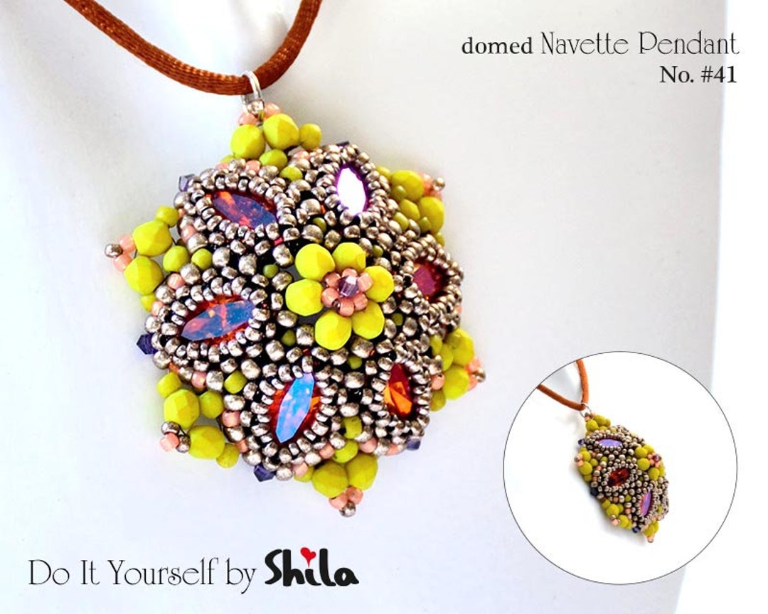 Beading Pattern Tutorial Step by Step INSTANT Download PDF Flower ...