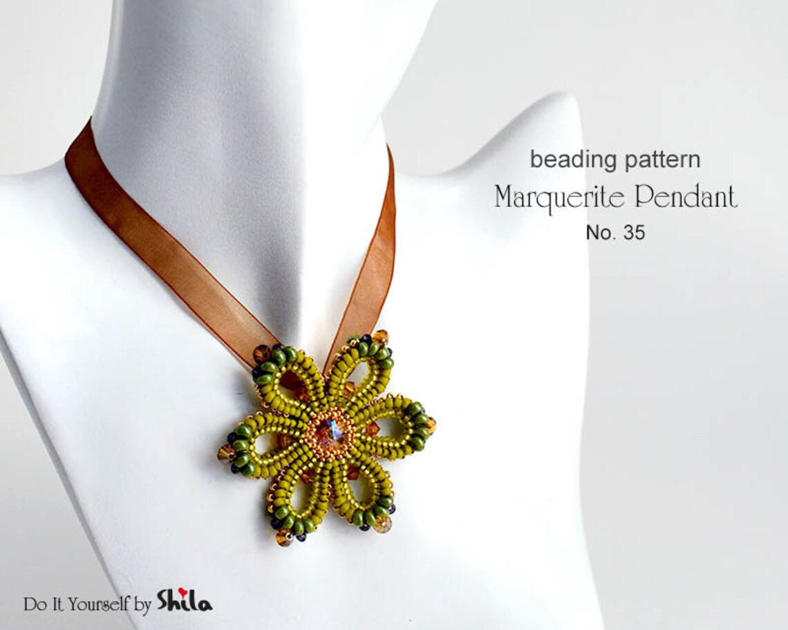 Beading Pattern Tutorial Step by Step INSTANT Download PDF | Etsy