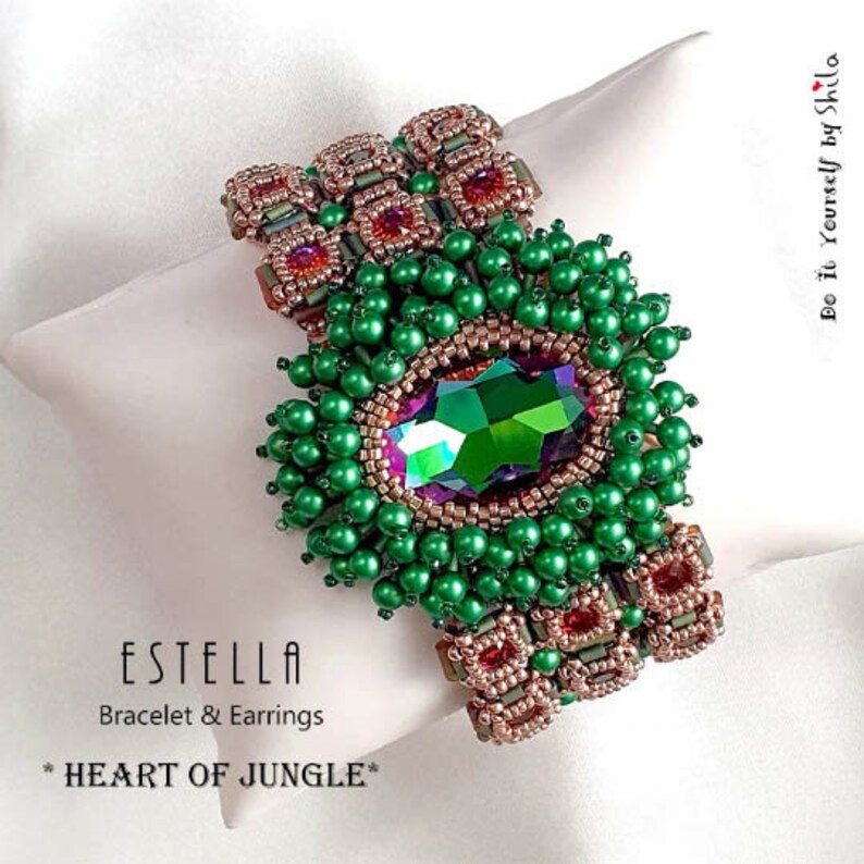 Beading Pattern Tutorial Step by Step INSTANT Download PDF Estella ...