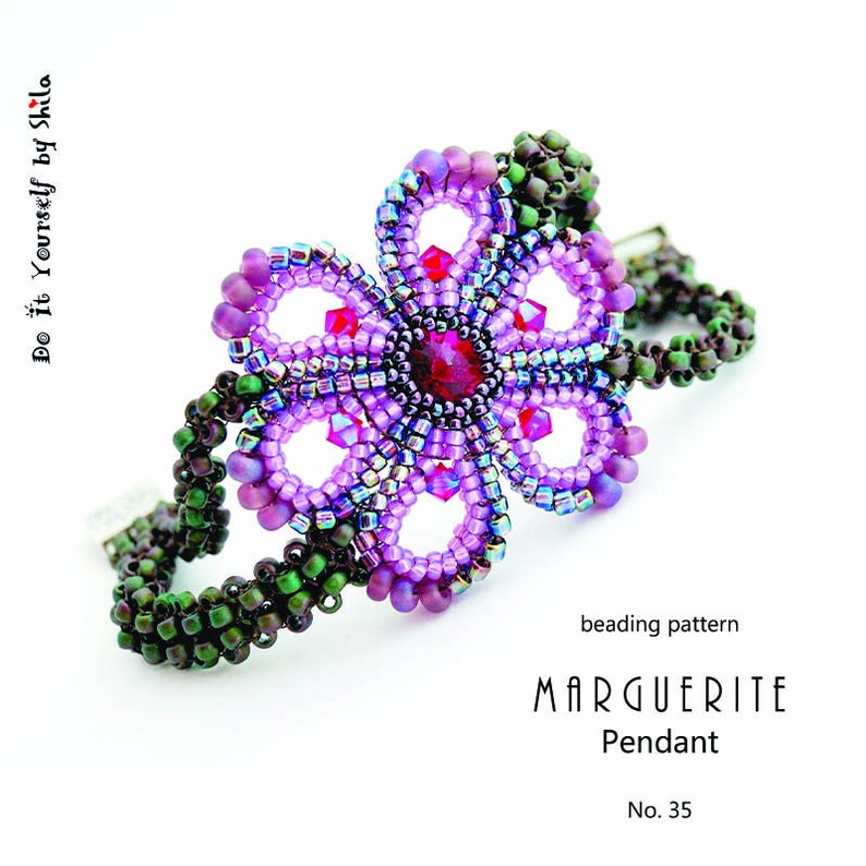 Beading Pattern Tutorial Step by Step INSTANT Download PDF Pendant ...