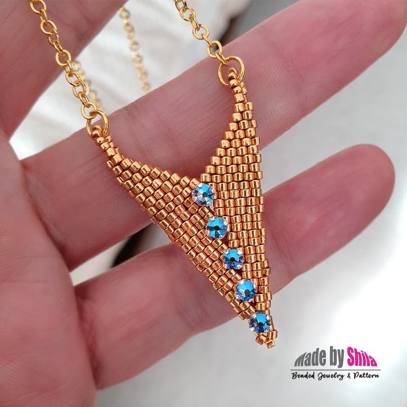 Peyote Triangle Tutorial - Etsy