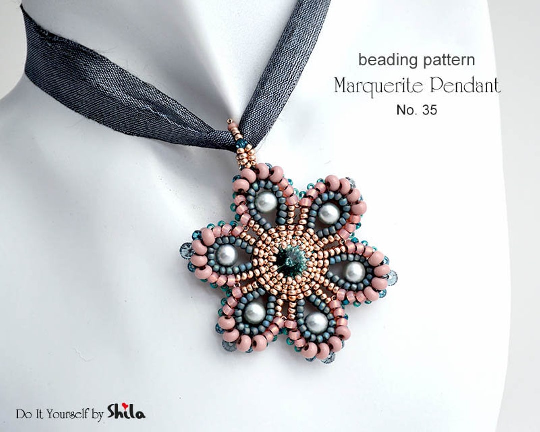 Beading Pattern Tutorial Step by Step INSTANT Download PDF - Etsy