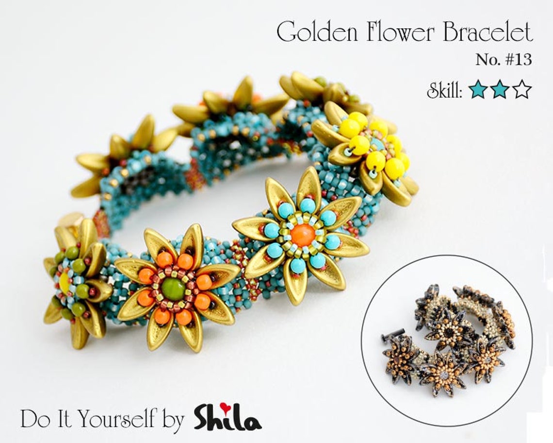 Beading Pattern Tutorial Step by Step INSTANT Download PDF - Etsy UK