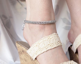 Chainmail Anklet | Etsy