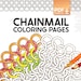 Chainmail Coloring Pages - 7 Printable Woven Ring Patterns (PDF, PNG ...