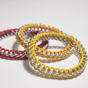 Custom Stretchy Chain Bracelet Unisex Chainmail Bracelet - Etsy