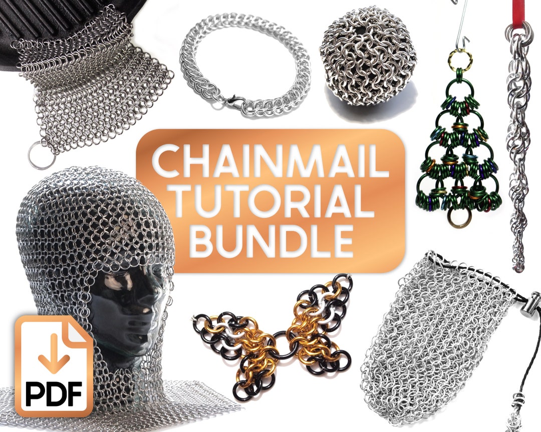 9 Project Chainmail Tutorial Bundle Learn How to Make Chain - Etsy UK
