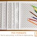 Chainmail Coloring Pages - 7 Printable Woven Ring Patterns (PDF, PNG ...