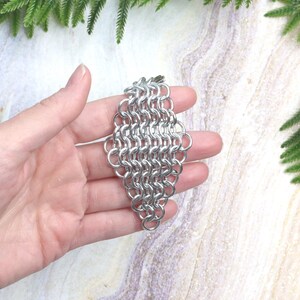 Chainmail Keychain Tutorial | Learn How to Make a Metal Fidget Sheet ...