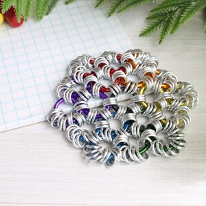 Hexagon Chainmail Fidget Toy - Metal Fidget Sheet Handmade in Your ...