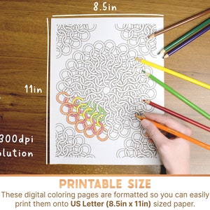 Chainmail Coloring Pages - 7 Printable Woven Ring Patterns (PDF, PNG ...