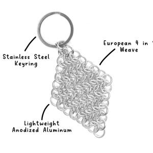 DIY Chainmail Keychain Kit - Beginner Metal Fidget Toy Craft Supplies ...