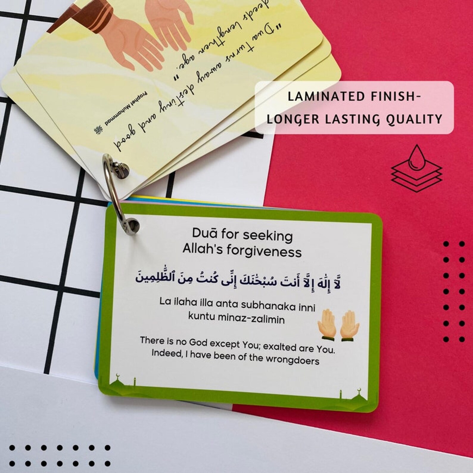 Islamic Dua Flash Cards: Daily Prayers, Quran Quotes, Muslim Gift - Etsy