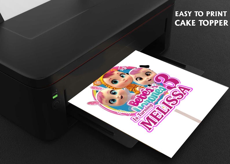 Cry Babies Cake Topper Downloadable Digital Cake Topper Birthday Cake ...