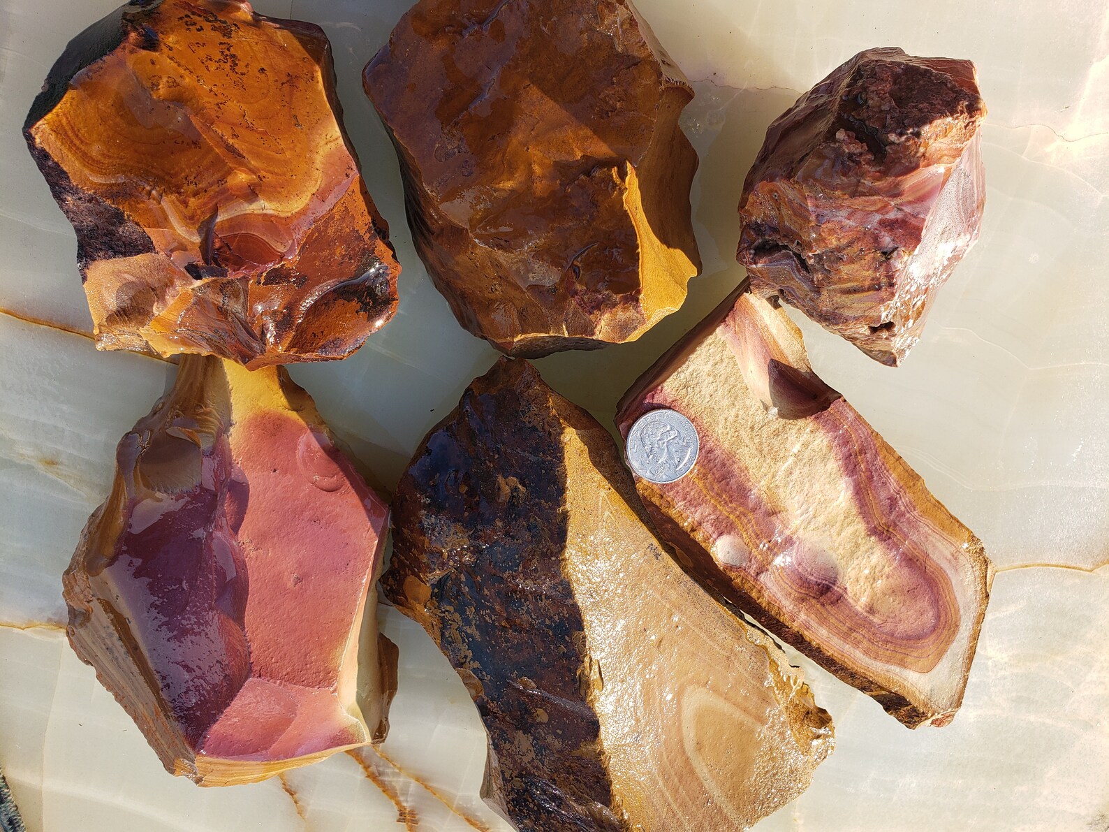 Lot Wonder Stone Rhyolite Cutting Rough Medium Rocks for Slab Cab 12 ...