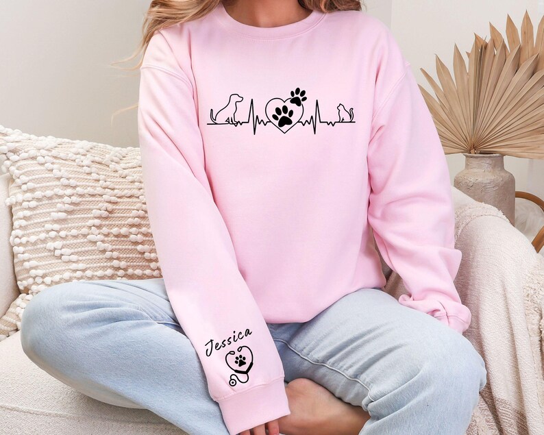 Custom Veterinarian Sweatshirt ,vet Tech Sweater, Vet Tech Week Sweater ...