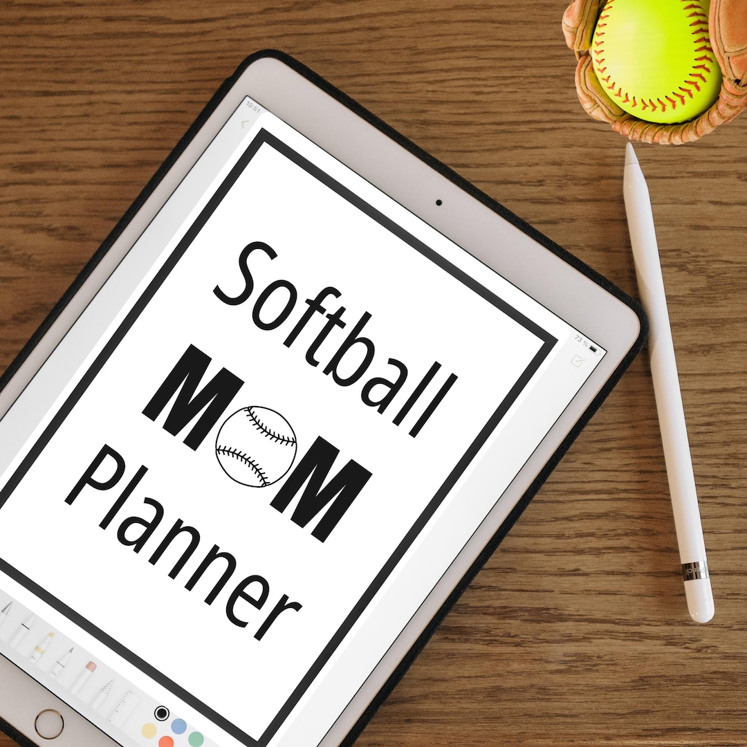Editable Softball Mom Planner | Travel Team Organizer Printable ...
