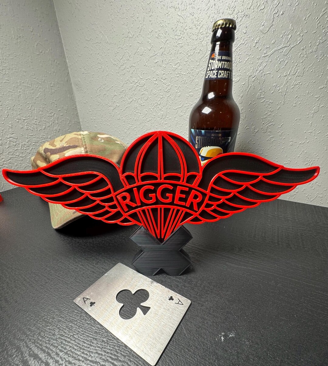 3D Printed Rigger Wings (non-custom) - Etsy