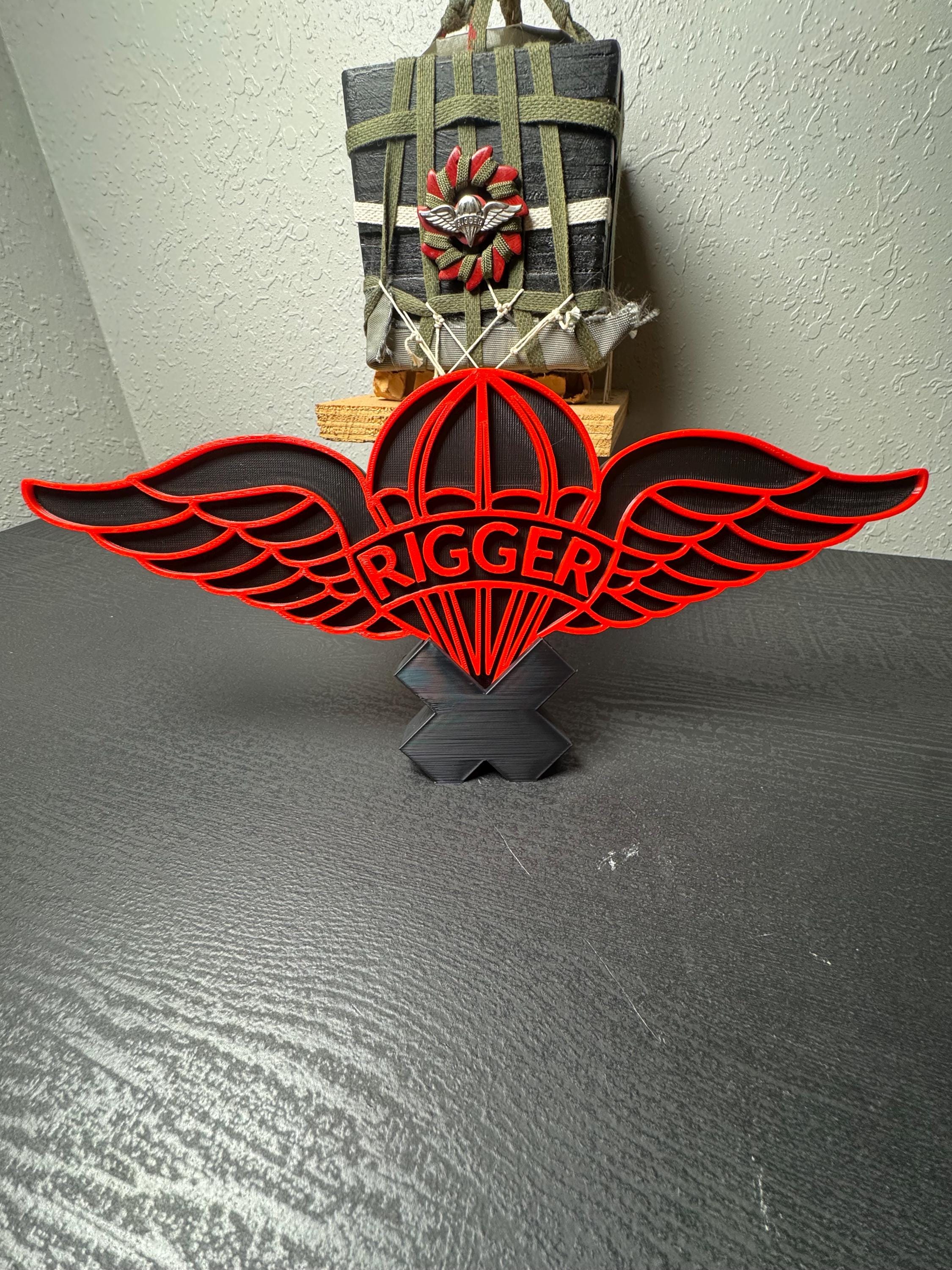 3D Printed Rigger Wings (non-custom) - Etsy
