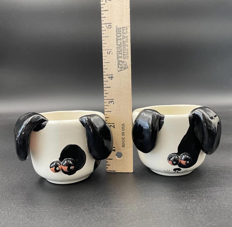 Handcrafted Mama Dog & Pups Whimsical Tea Pot and Cup Set by Lilli ...