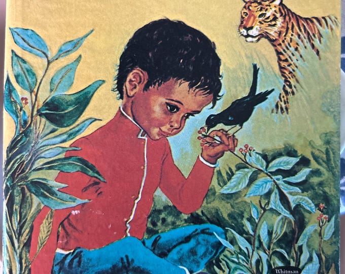 1959 Little Black Sambo Tell-a-tale Book by Whitman, Violet Lamont ...