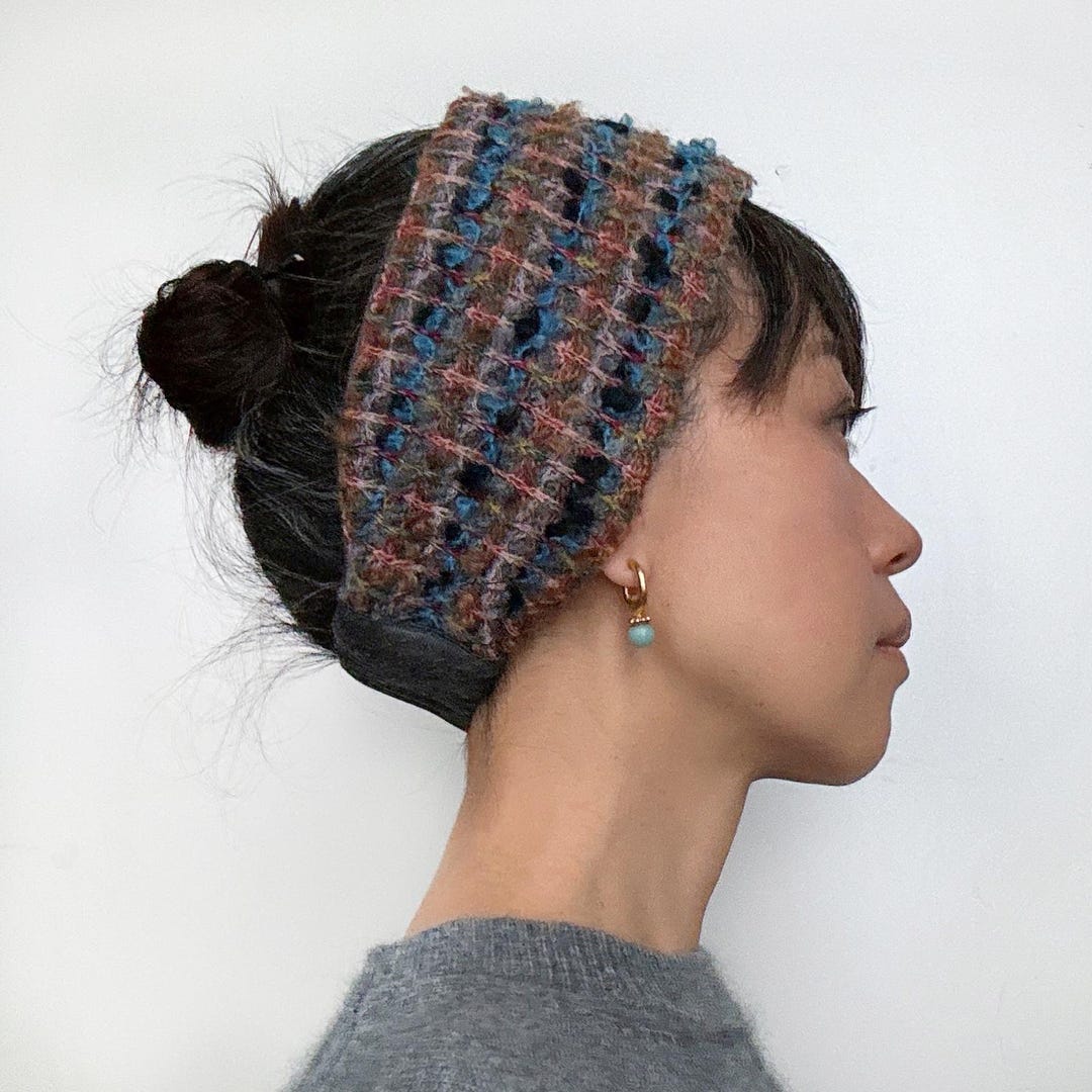 Wool Headband Ear Warmer: Gray, Navy, Black - Winter Head Wrap - Etsy