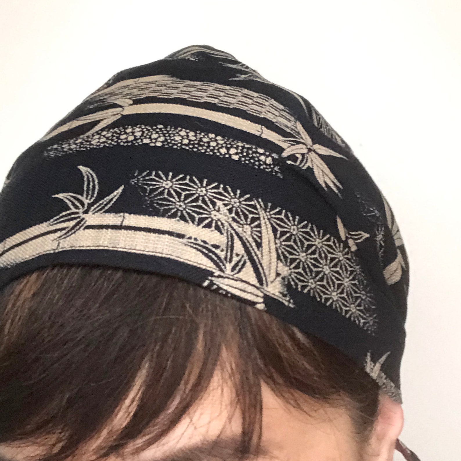 Head Scarf Bamboo Chemo Scarf Chef Hat Head Wrap Hair - Etsy