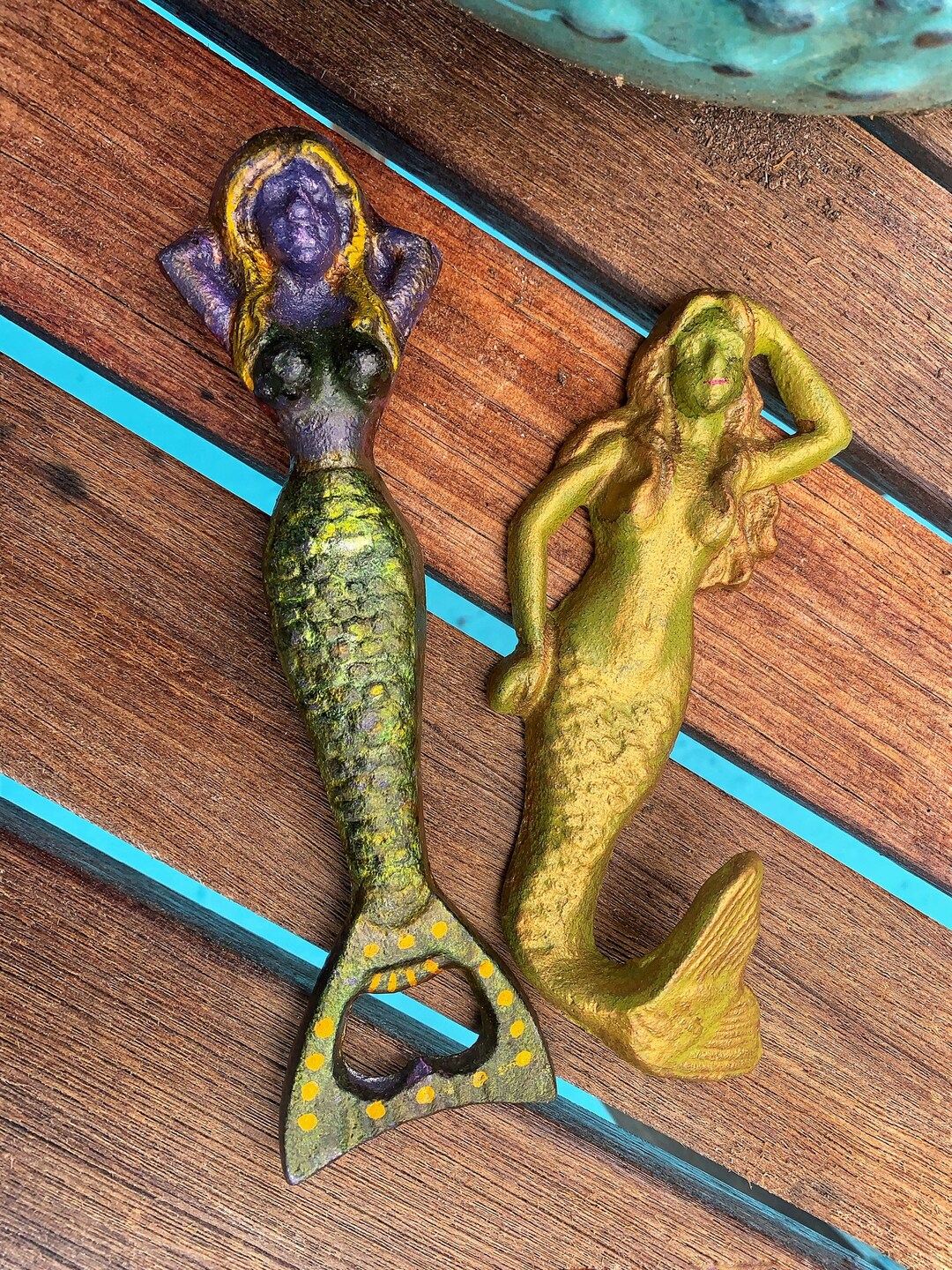 Cast Iron Mermaids Ink Stained and Can Come in All Colors. Custom on ...