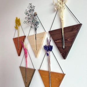 Wall Planter, Wall Planter Indoor, Triangle Wall Plant Holder, Wall ...