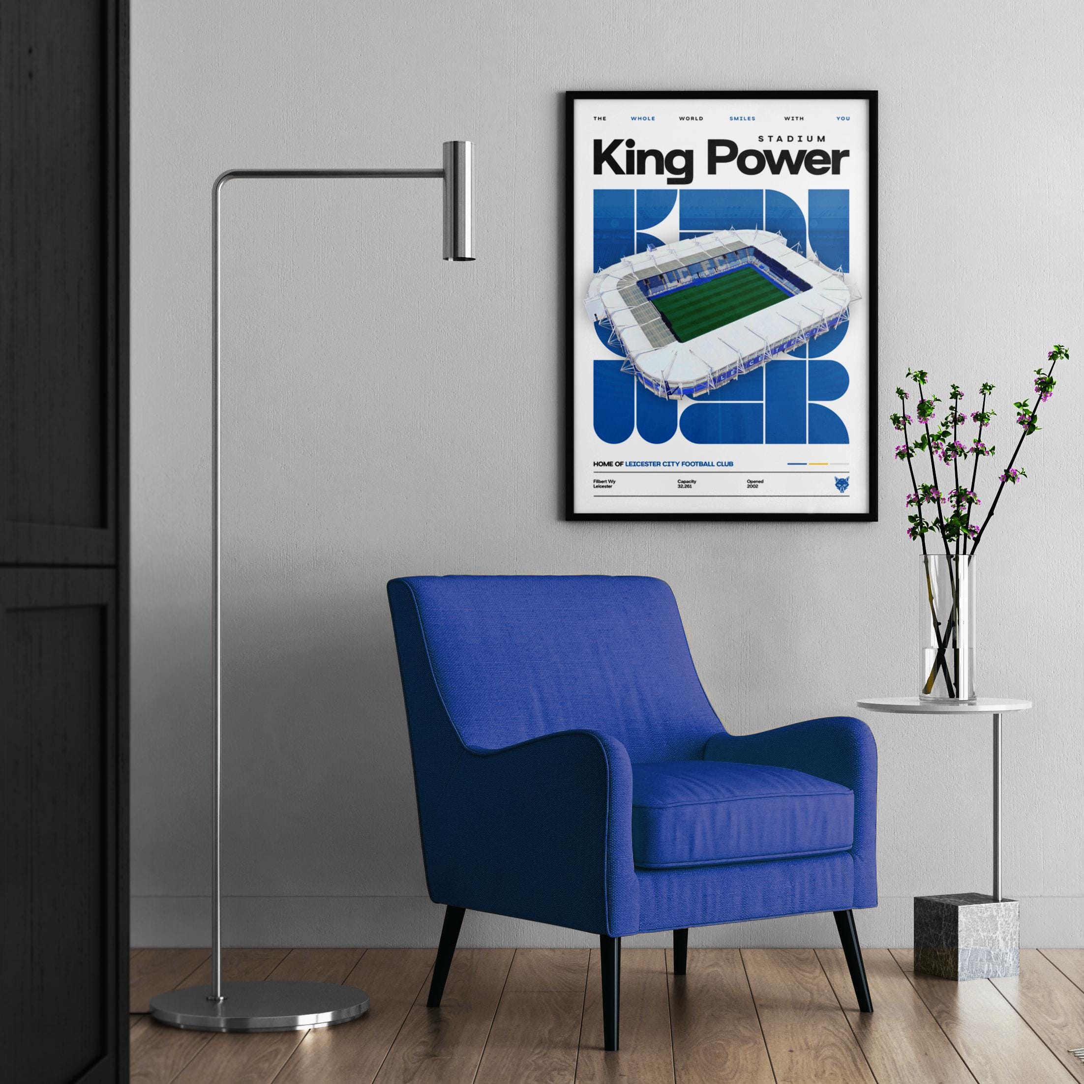 King Power Poster | King Power Stadium Poster | Leicester City Stadium ...