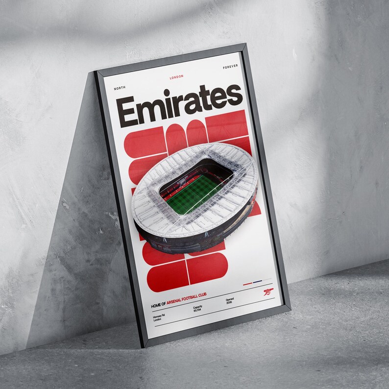Emirates Poster Emirates Stadium Poster Arsenal Stadium Poster Arsenal ...