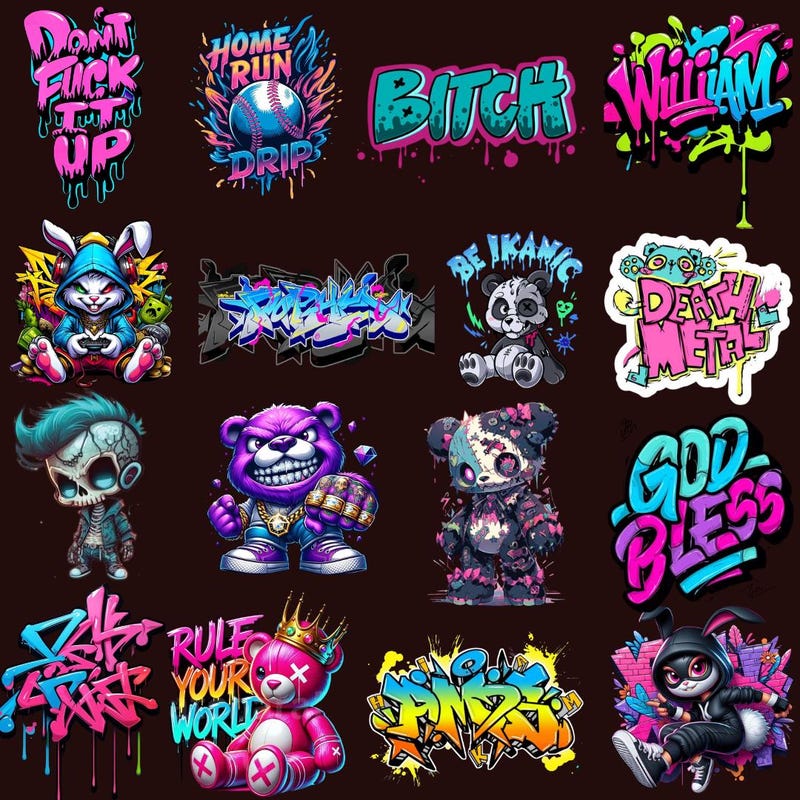 Graffiti Party Ideas - Etsy