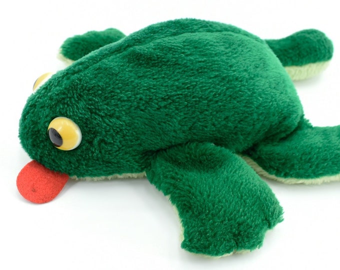 Russ Big Fleegle Vintage Plush Stuffed Frog Toy 1970s - Etsy