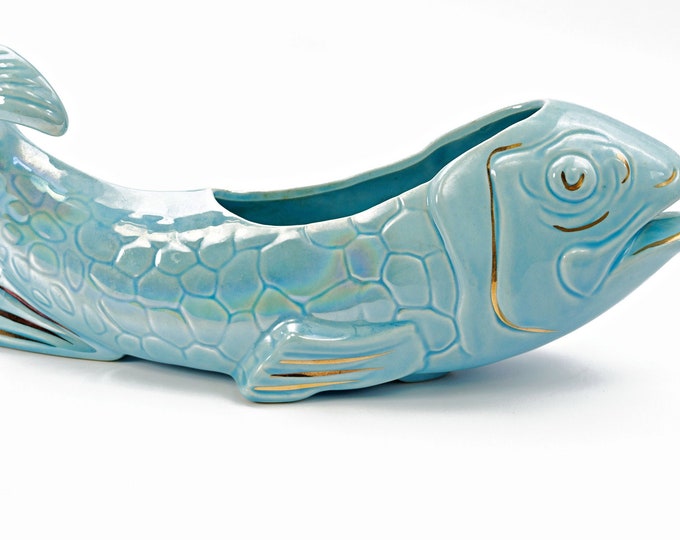 Vintage Koi Fish Planter Stanford Ware Pottery Ohio - Etsy