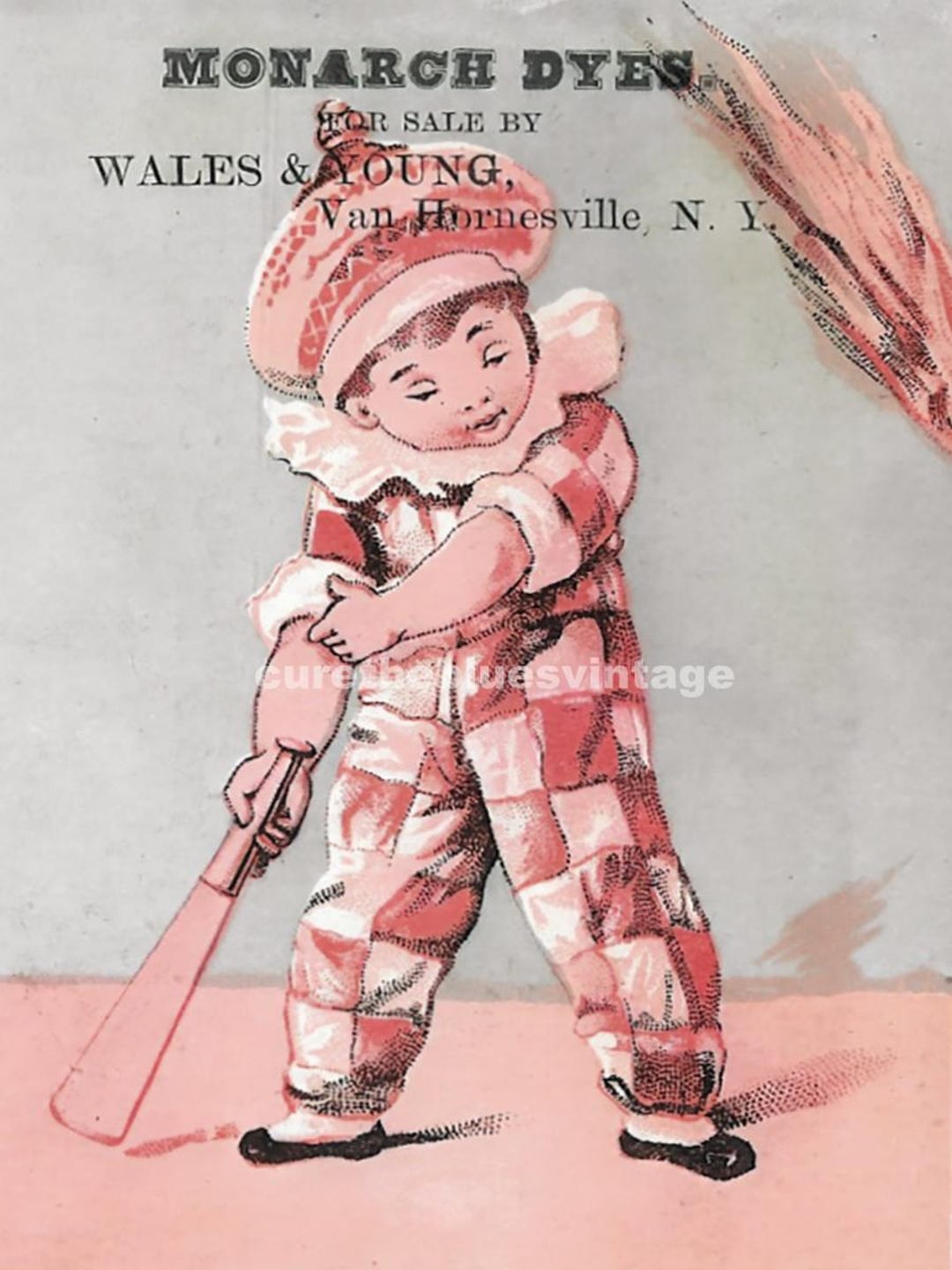 Instant Download Victorian Advertising Card – Monarch Dyes Trade Card ...