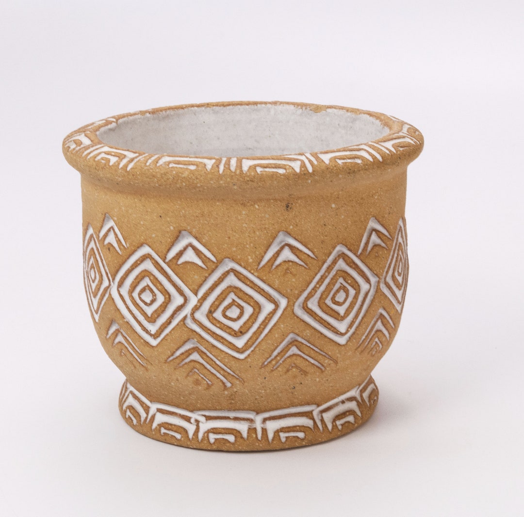 Los Artesanos Puerto Rico Pottery Small Planter Vase - Etsy