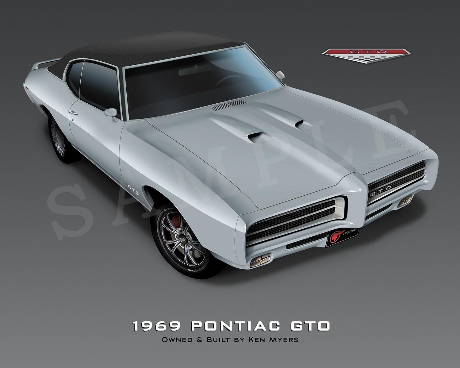 1969 Pontiac GTO & GTO Judge Personalized Custom Art Prints - Etsy