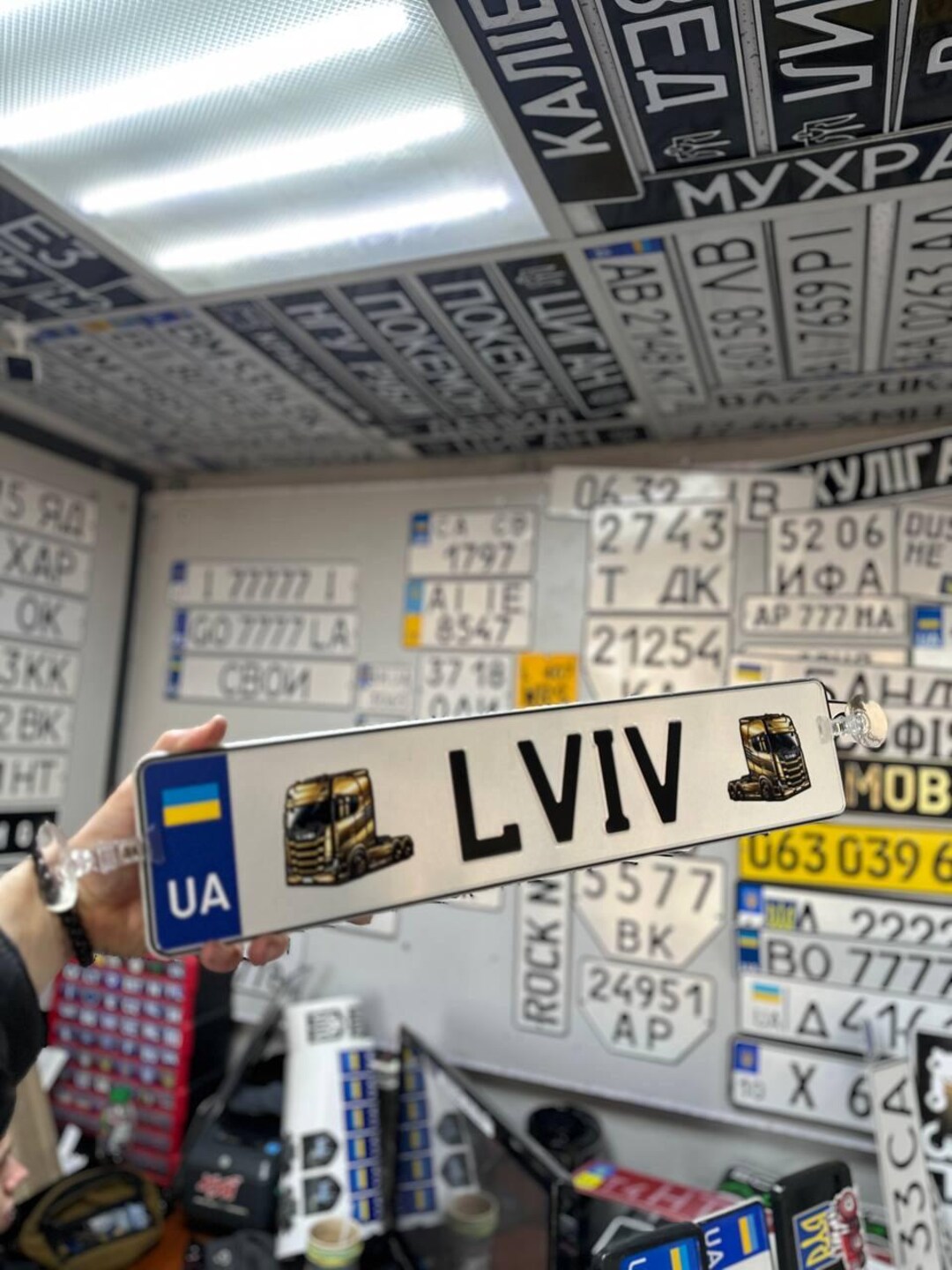 Custom Windshield License Plate | Decorative Truck Plate | Personalized ...