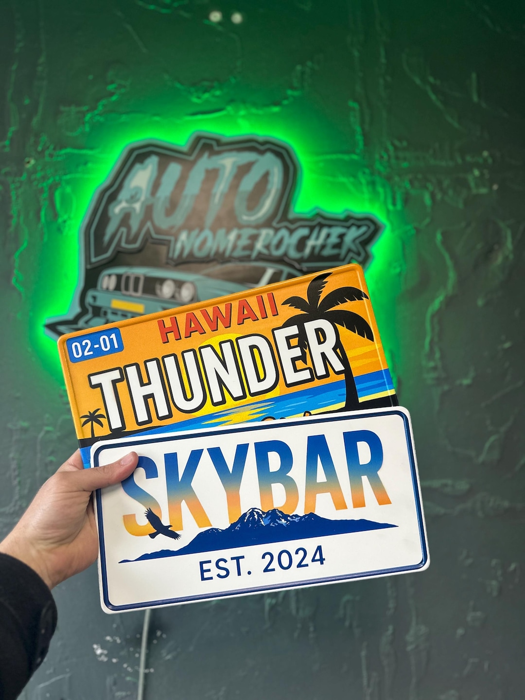 Custom UV Printed License Plate – Full Color Personalized Sign ...