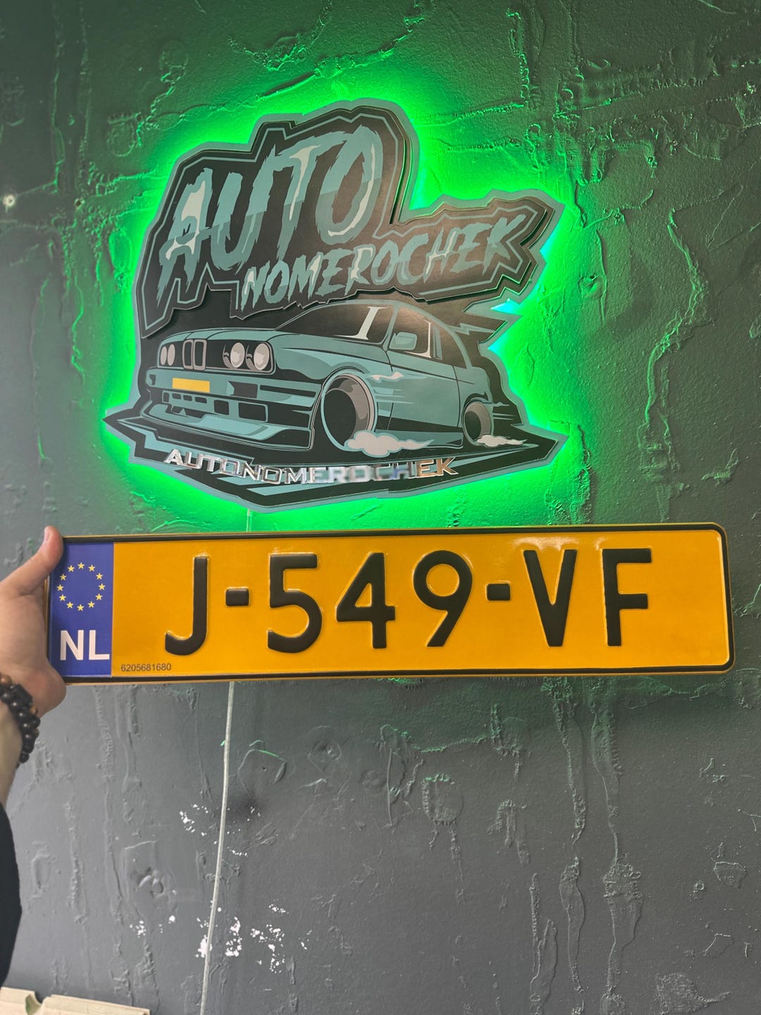 Custom Dutch License Plate - 2psc - Etsy