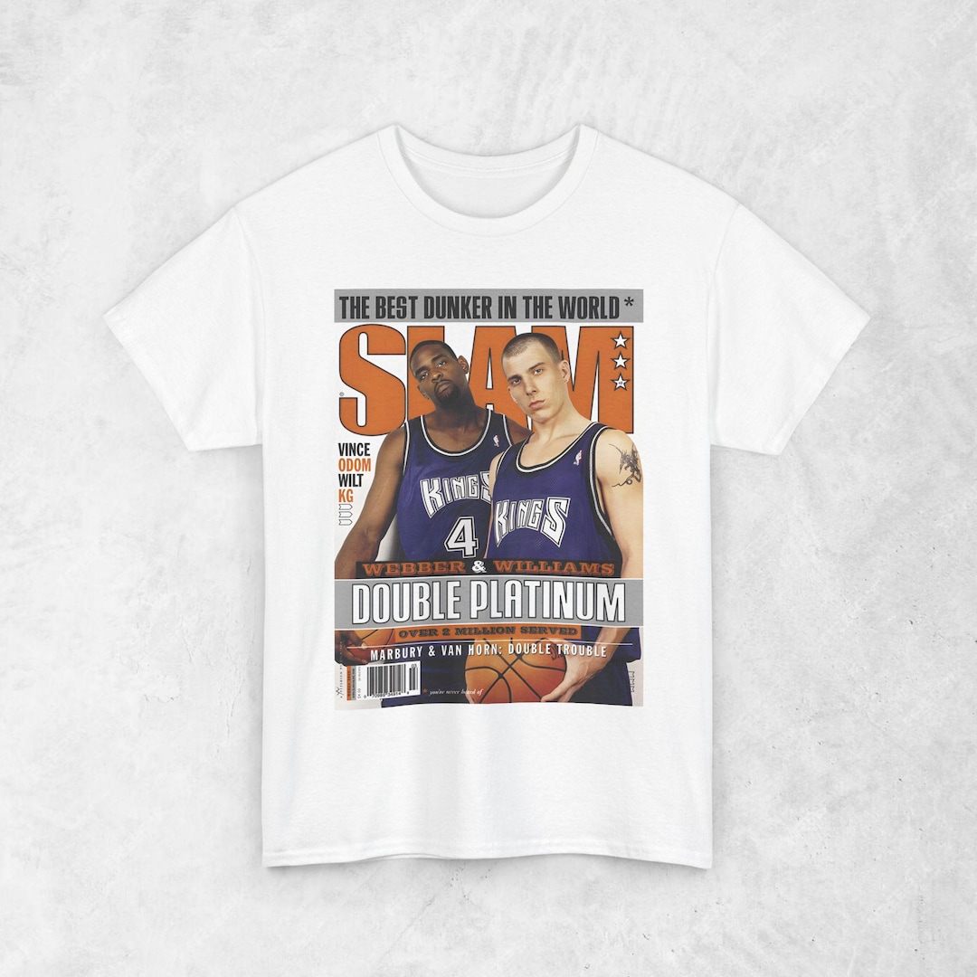 Chris Webber Jason Williams Shirt, Sacramento Kings SLAM Magazine Cover ...