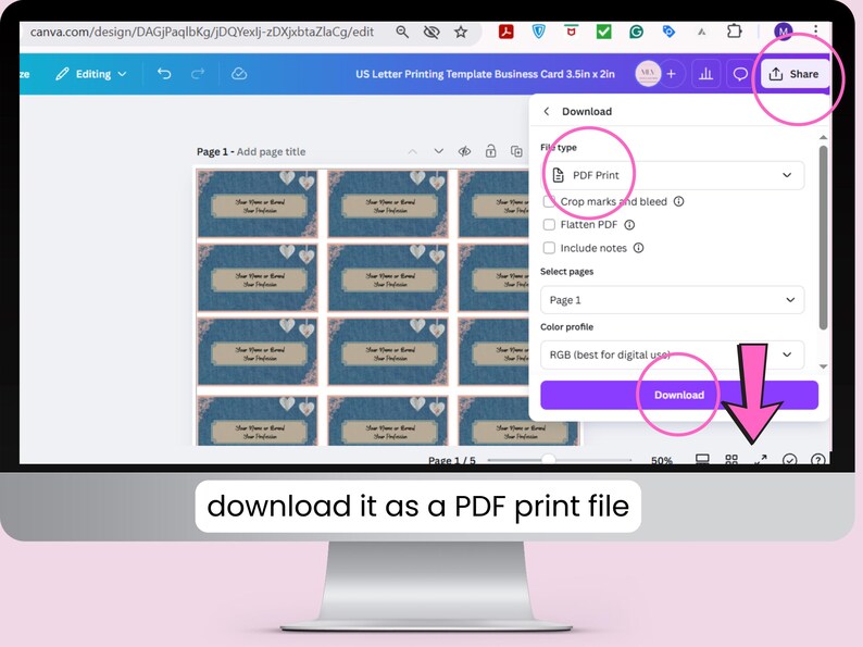 Business Card Printable Sheet Template | Business Cards Printing Guide ...