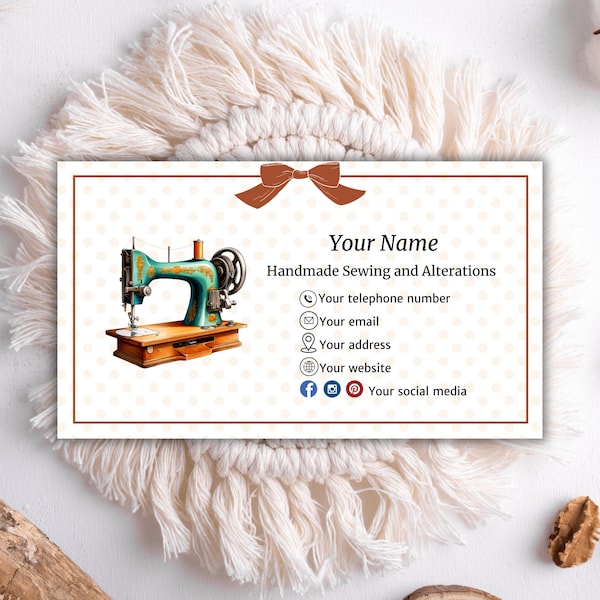 Tailor Business Card - Etsy